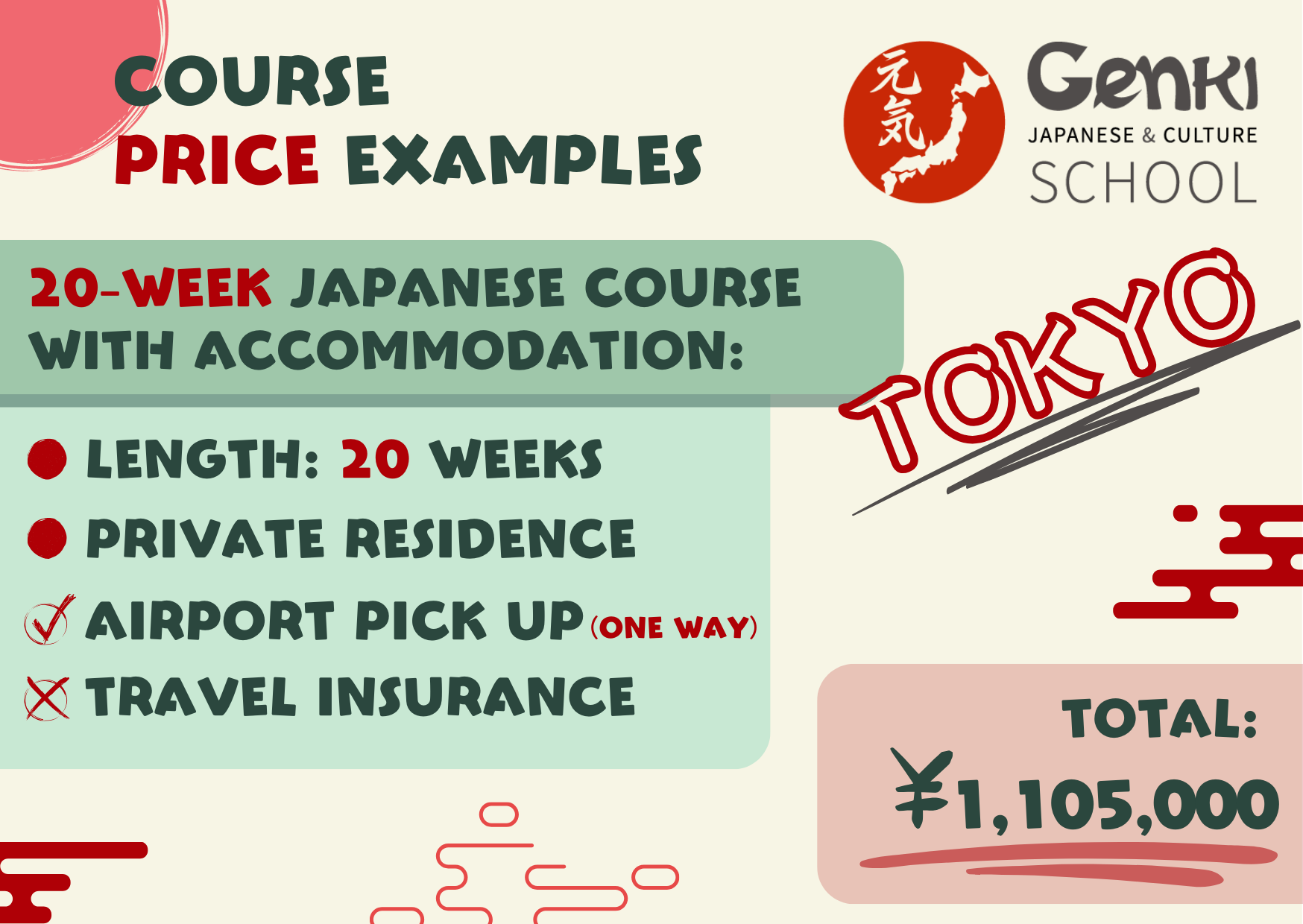 Short-term courses - GenkiJACS Japanese School